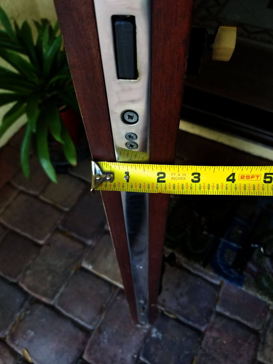 Replacement of a return spring for a multi-point locking Hurricane door ...