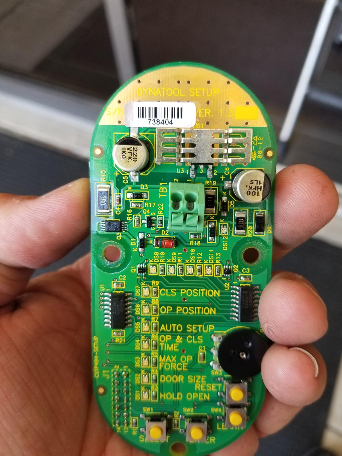 Board replacement on an ADA Ez Norton door operator - Florida Lock Doctor